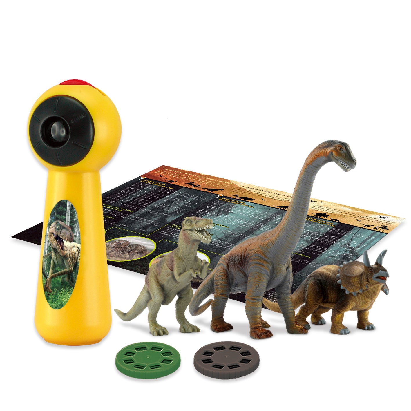 Ambo Funtamin Dinosaur Doll + Dinosaur Projector Flashlight – Kidrise🧒🏻 ...