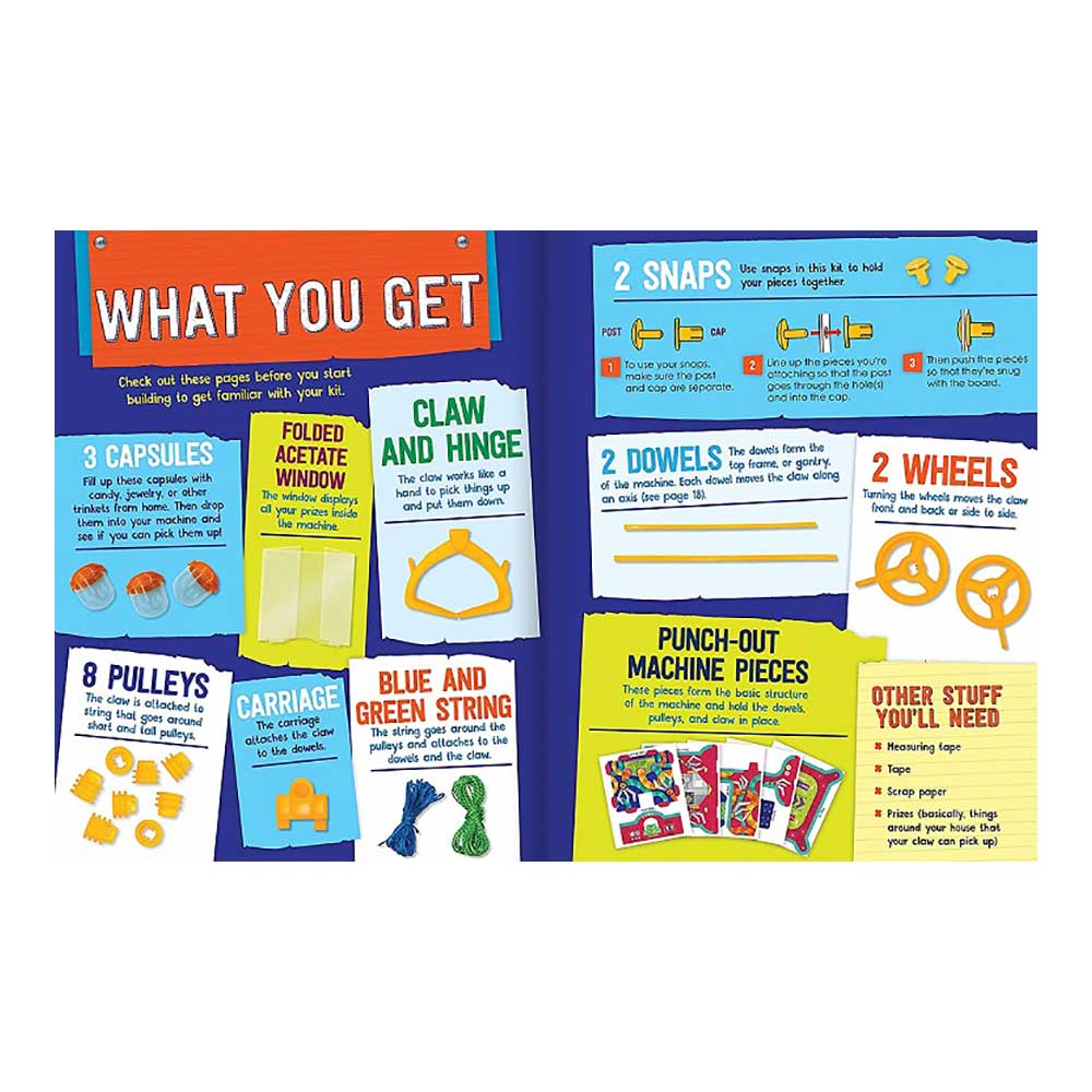 Klutz STEM Maker Lab Arcade Claw Game US STEAM DIY clip doll machine ...