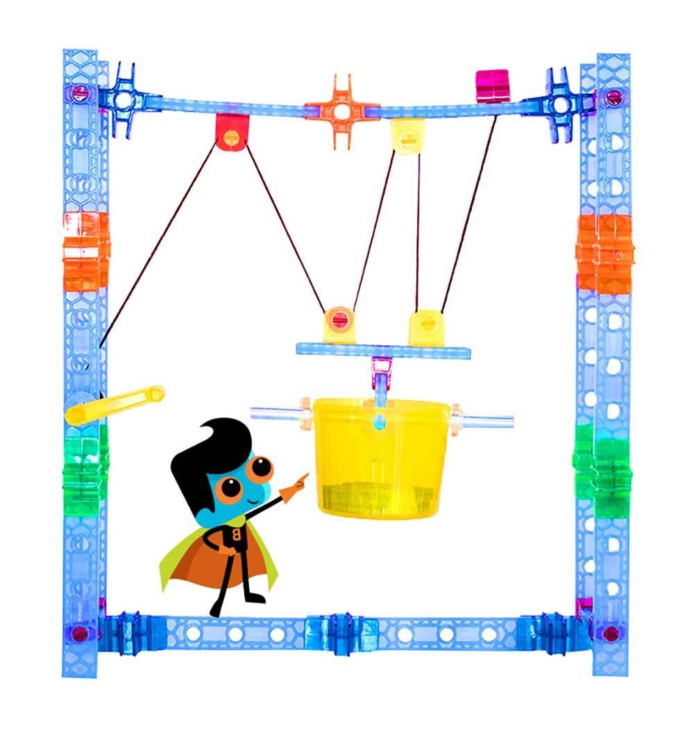 Brackitz Pulleys ⚙️ Pulley building blocks American STEM toy set 🔫 ...