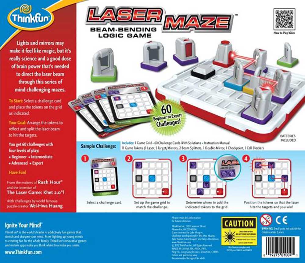 ThinkFun🧩《雷射迷宮Laser Maze》🔦美國STEM玩具 – Kidrise🧒🏻STEM香港教育玩具｜STEAM科學實驗玩具 ...