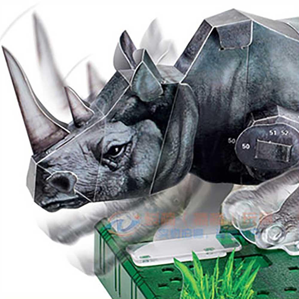 PANGM electric 3D three-dimensional cut-free STEM origami model (Tyran ...